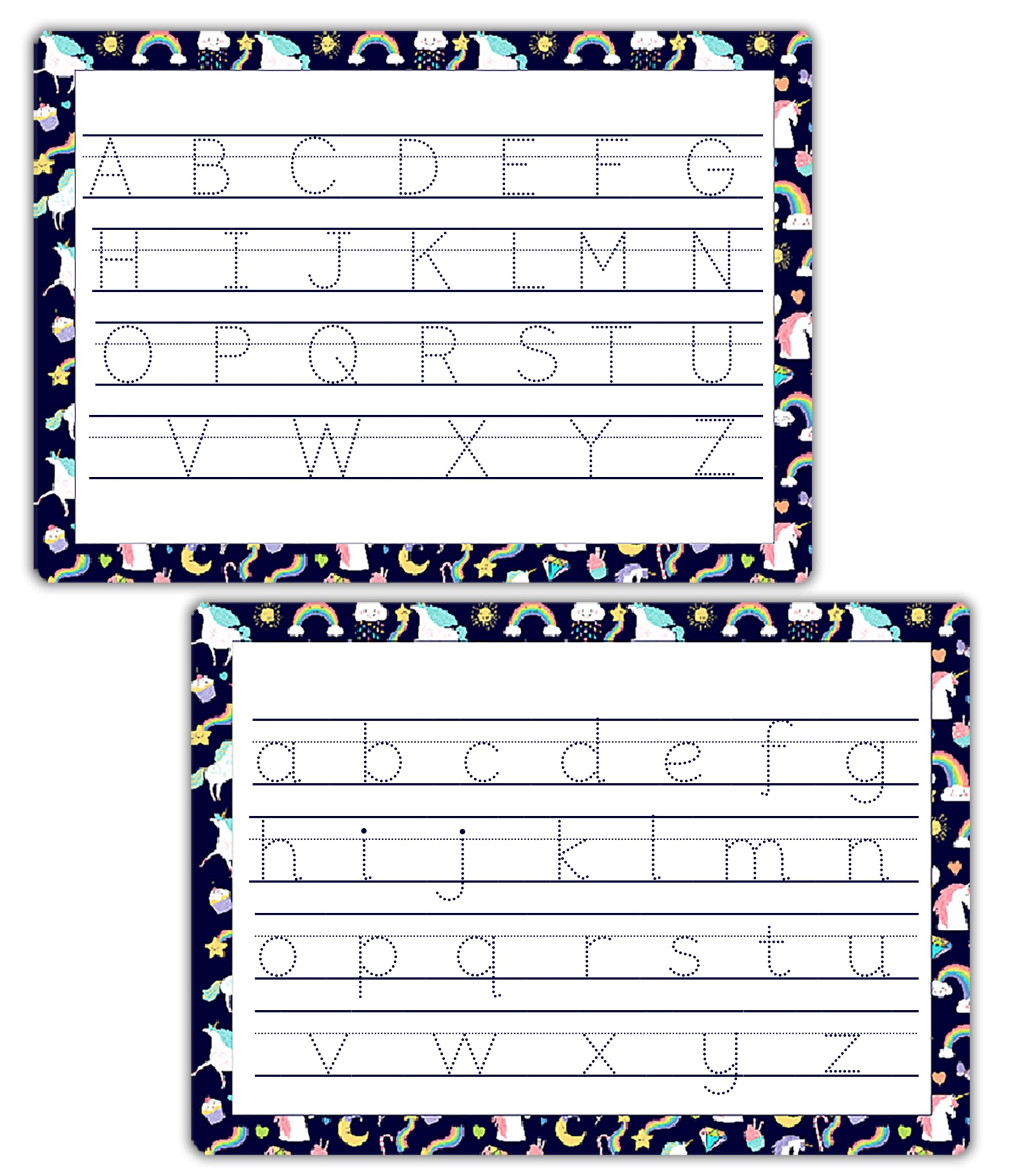Alphabet Handwriting Mat A4 Reusable Double Sided – Z Store